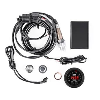 Amazon.com: ZHSYMX Universal Digital Wideband Air/Fuel Ratio AFR Gauge ...