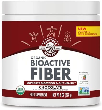 Amazon.com: Manitoba Harvest Organic BioActive Fiber Supplement with 7g ...