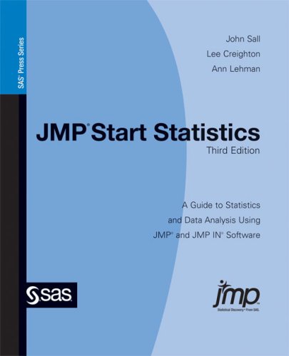 Jmp Start Statistics: A Guide to Statistics and Data Analysis Using Jmp ...