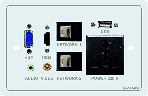 Panara AV Interface Plates VGA, Audio, HDMI, Video, Network and Power ...
