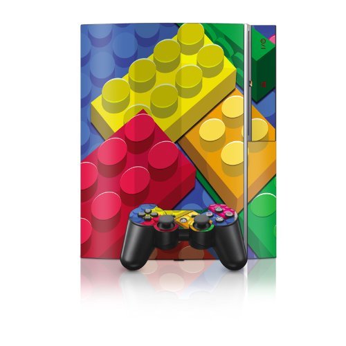 Amazon.com: Bricks Design Protector Skin Decal Sticker for PS3 ...