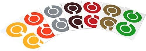Lawn Bowls Identification Marker Stickers Pack of 4 Labels : Amazon.co ...