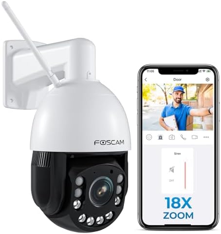 Amazon.com : FOSCAM 4K 8MP Security Cameras Wireless Outdoor, 5GHz&2 ...