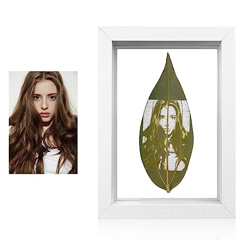 Amazon.com: LwithZere Customized Photos Leaf Carving, Personalized ...