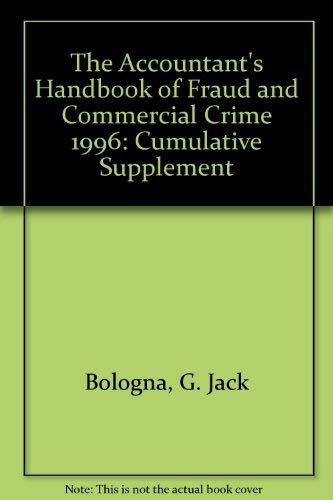 Buy The Accountant′s Handbook of Fraud and Commercial Crime: 1996 ...