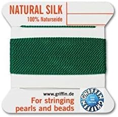 Amazon.com: Griffin natural silk thread for stringing pearls and beads ...