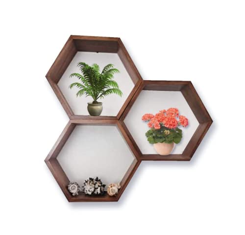 Repisa Hexagonal Decorativa Moderna Minimalista Set 3pzas, solo para tu ...