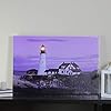 Amazon.com: LED Lighted Coastal Lighthouse Home with Sunset Canvas Wall ...