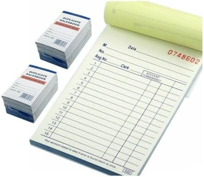 Amazon.com : 100 Pack Lot Small Sales Book Order Receipt Invoice Book ...