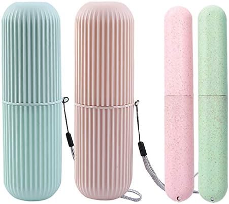 3 Pcs Travel Toothbrush Cases Multi-Purpose Toothbrush Boxes Portable ...