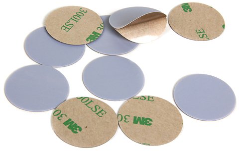 CS Hyde Extended Life Mouse Discs with One Side Aggressive Adhesive, 0. ...