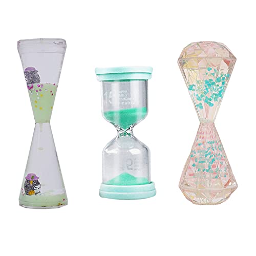 Snapklik.com : 3 Pack Liquid Motion Bubbler Timers And Moving Sand ...