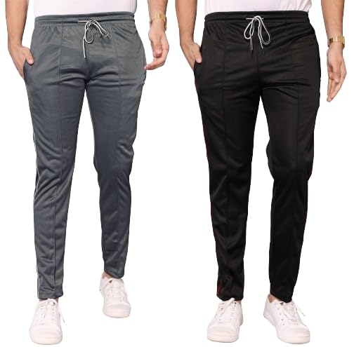 Estro Regular Fit Solid Track Pant Combo for Men Pack of 2 : Amazon.in ...