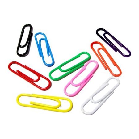 SAISAN 100 Pieces Silver Tone Metal U Shape Paper Pin (Size:28 mm ...