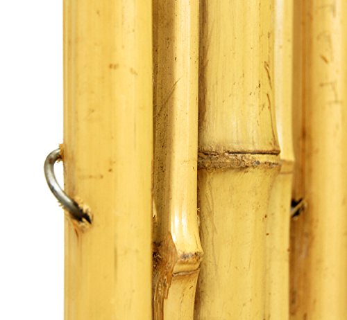 Forever Bamboo Natural Rolled Bamboo Fence .75in D x 6ft H x 8ft L ...