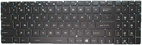 RTDPART Laptop Colourful Backlit Keyboard For MSI GL65 GL65 Leopard ...