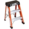 LITE 2-Foot Fiberglass Step Stool Industrial, 300-Pound Load Capacity ...