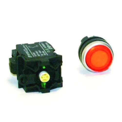 LED Andon SW-2837-313, Momentary, 120VAC Illuminated Yellow Push button ...