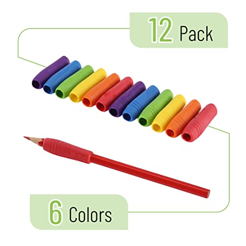 Snapklik.com : Mr Pen- 12 Pack, Colorful, Pencil Grips, Pencil Holder ...