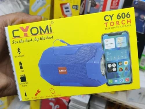 XAZE Cyomi CY-606 Torch Portable Speaker with Mobile (Blue Color) Price ...