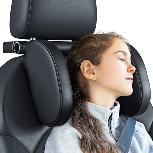 Amazon.com: QRabbit Car Headrest Pillow, Comfortable Memory Foam Neck ...