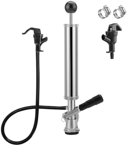 Amazon.com: 8'' Beer Tap Keg Tap Pump, D-System Beer Pump Keg Pump for ...