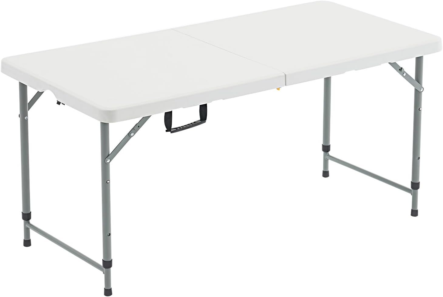 Amazon.com: HYMnature Folding Tables 4 Foot Lightweight, Folding Table ...