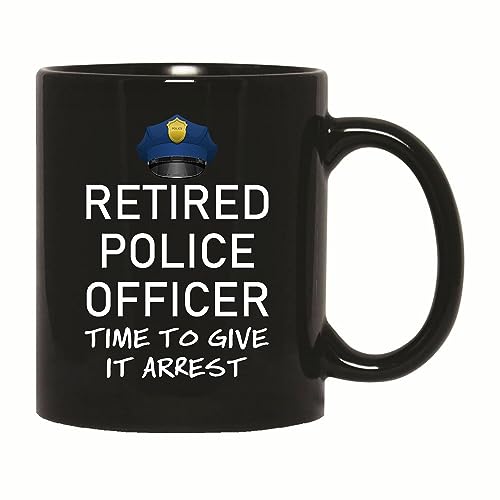 Amazon.com: Retirement Gift For Police Officer Travel Mug Perfect ...