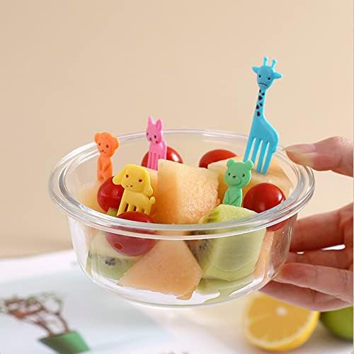 Buy Kofati 10 Pcs Food Fruit Fork Picks For Kids Cute Animals Bento Box Decor Forkscake Little ...