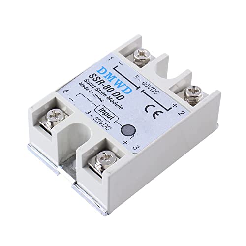 Snapklik.com : SSR-80DD Solid State Relay DC To DC (Input 3-32V DC ...