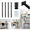Amazon.com: LCSDLHLSY 40Incn Table Legs,Metal Table Leg,Modern Table ...