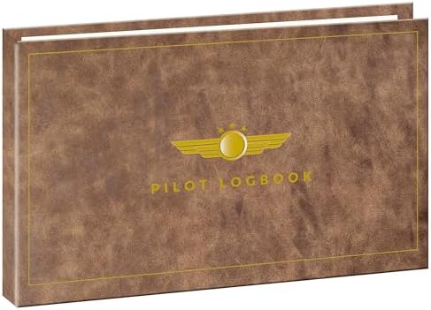 Amazon.com : Performore Pilot Logbook – 11" x 6.75" x 1" – 150 Pages ...