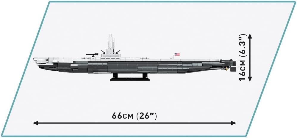 COBI Colección Historical II Guerra Mundial USS TANG (SS-306) Submarino ...