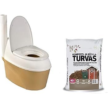 Agande Komposttoilette WC-B 500 Torf Bio Toilette * Gartentoilette ...