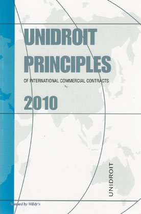 UNIDROIT Principles of International Commercial Contracts: Amazon.co.uk ...