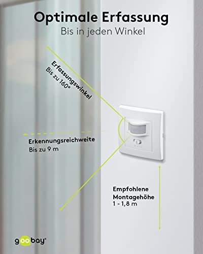 goobay 95171 Detecteur de Mouvement avec capteur de bruitt PIR ...