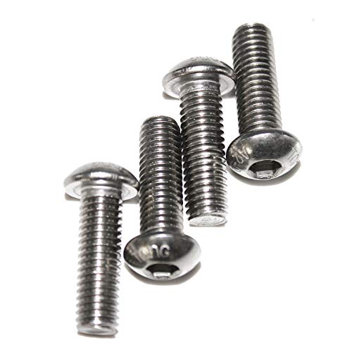 M4 ISO 7380 Round-Head Screw with I-Hex, A2 – BigaMart