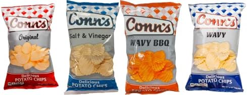 Amazon.com: Conn's Potato Chips Variety (Assortment, 7.5-8 oz.) - 4 ...