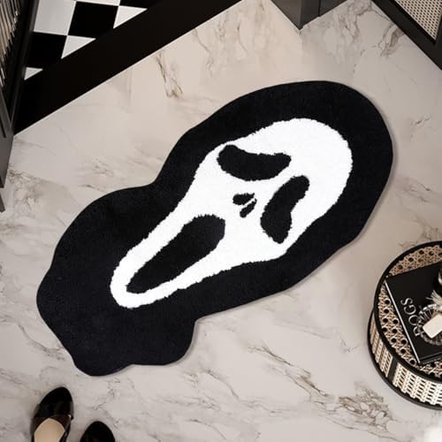 Amazon.com: QSANQEN Ghost Face Bathroom Rugs - Halloween Bath Mat Non ...