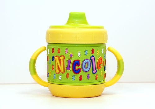 Amazon.com : Personalized Sippy Cup: Nicole : Baby Drinkware : Baby