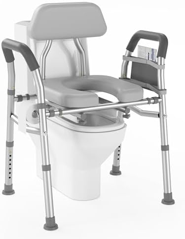 Amazon.com: PELEGON Raised Toilet Seat with Handles (400lb ...