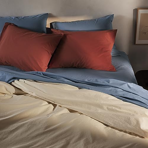 Amazon.com: Brooklinen Organic Cotton Core 4 Piece Sheet Set - 100% ...