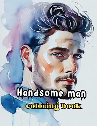 Amazon.com: handsome man coloring book: Celebrating Multicultural Male ...