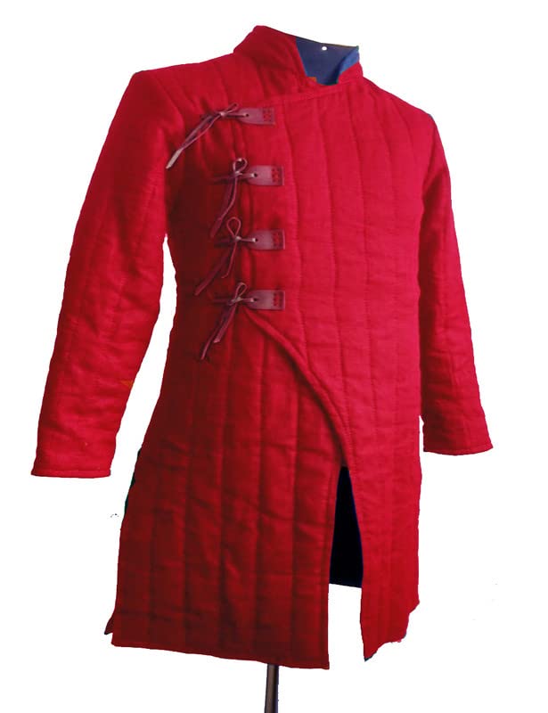 Buy The Medieval Shop Thick Padded Gambeson Coat Aketon Full Length ...