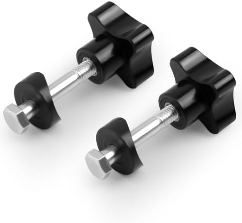 SICAILU Rollator Walker Replacement Knobs, 2 Sets Rollator Handle Adjustment Knobs, Universal ...
