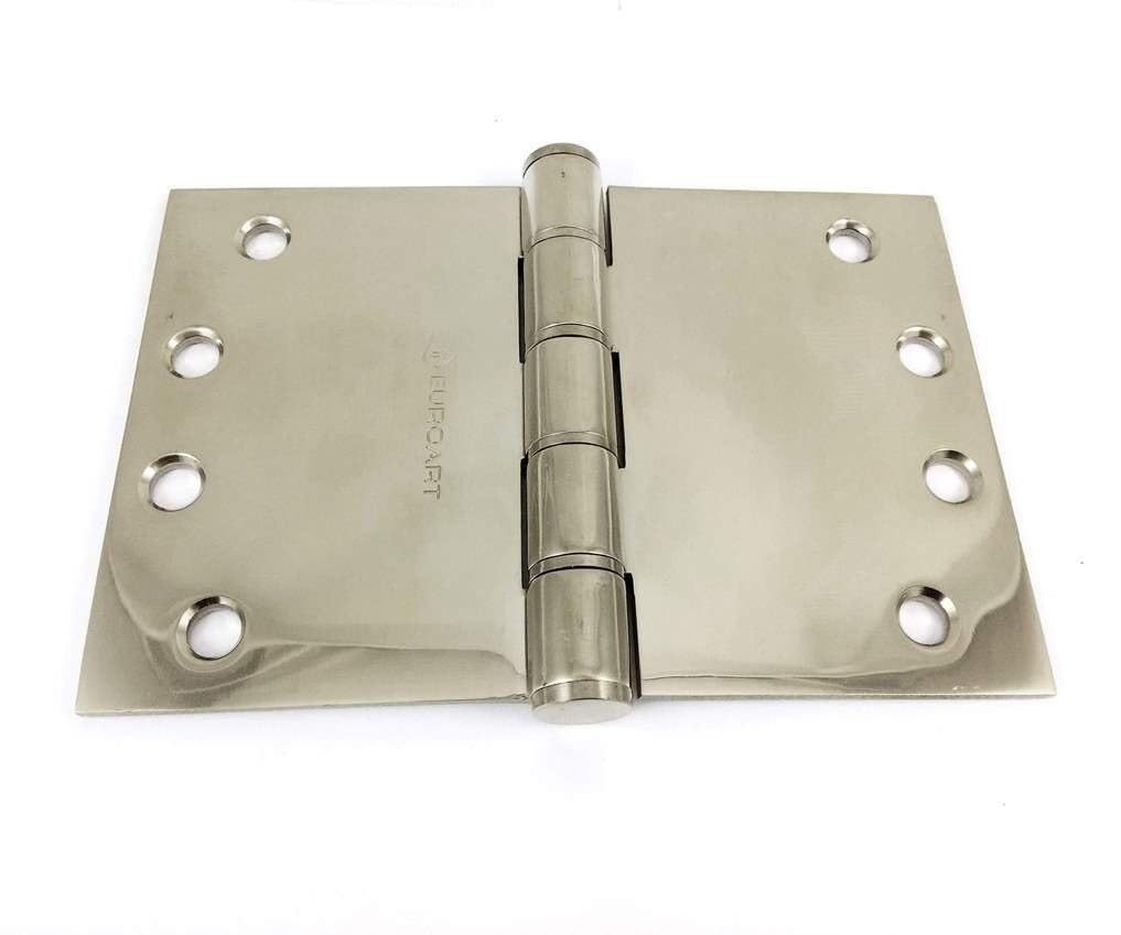 Projection Hinges Washered 100x100x3.5mm Satin Stainless Steel : Amazon ...