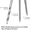 MulWark Mini Wood Pocket Hole Jig Kit - Two Pocket Screw Jig Kit with ...