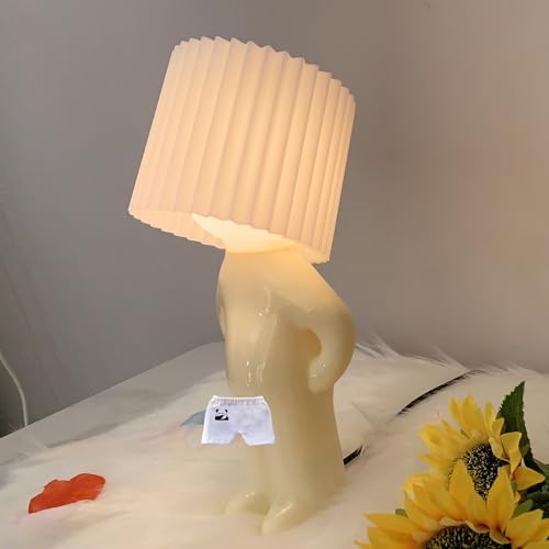 wangpengkai A Little Shy Man Creative Lamp, Creative Funny Boy Lamp ...