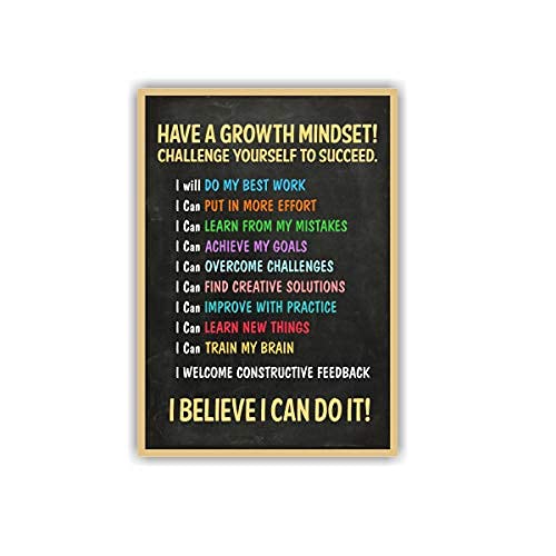 Buy LAB NO 4 Have A Growth Mindset Motivational for Classroom | Schools ...