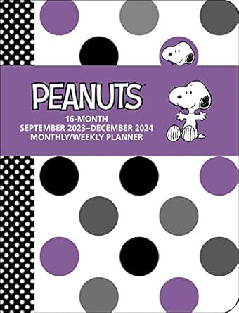 Amazon.com: Peanuts 16-Month 2023-2024 Monthly/Weekly Planner Calendar: 9781524881054: Peanuts ...